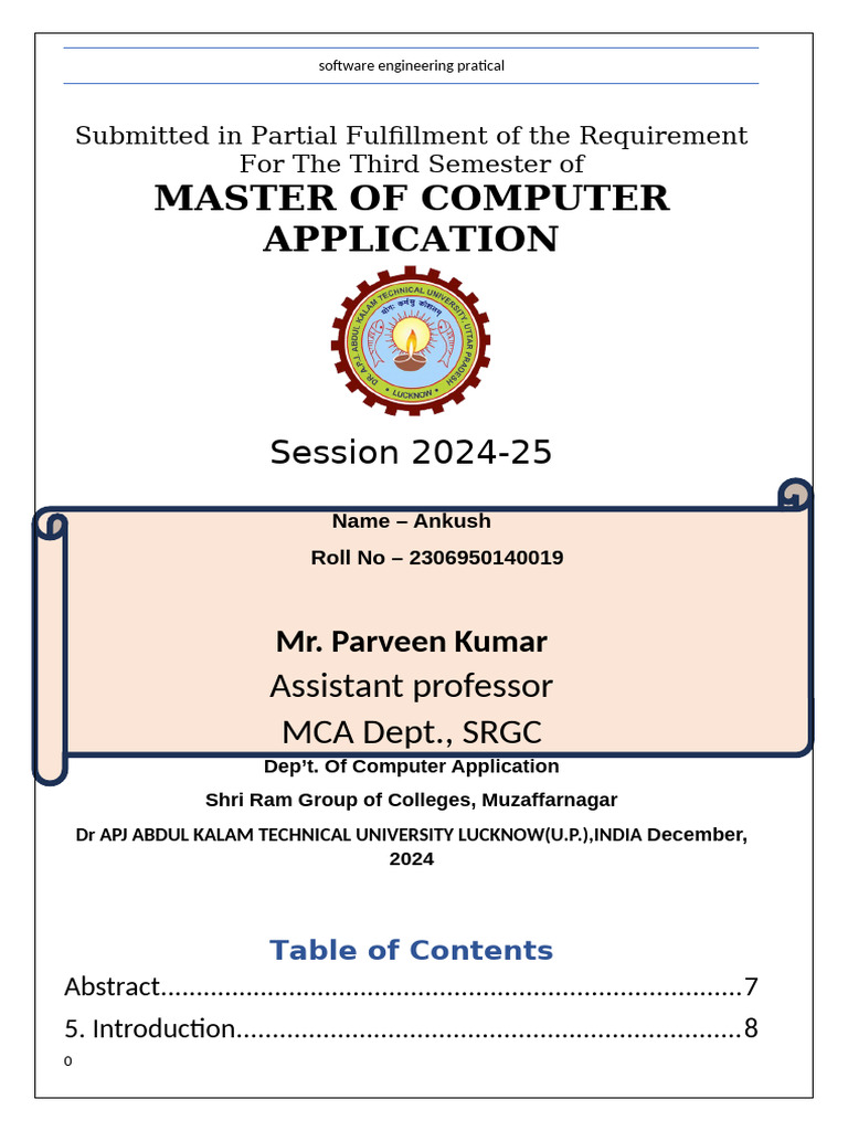 Ankush Hospital Management System Report Java | PDF | Databases | Relational Database