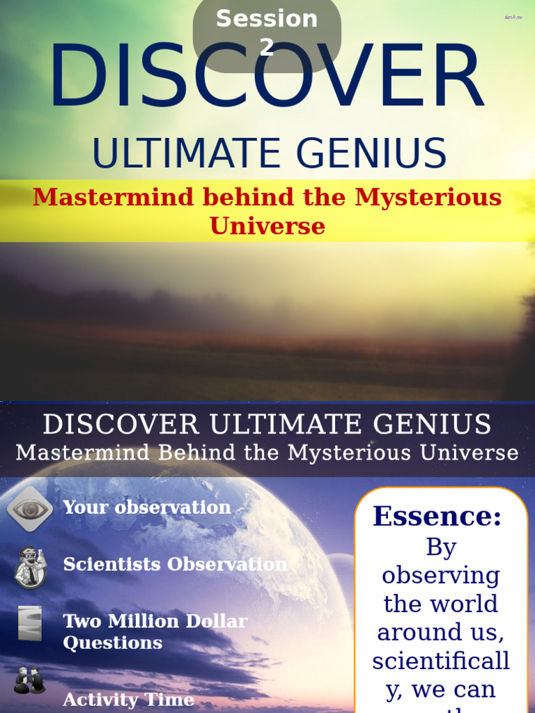 DYS 2 - Discover Ultimate Genius (DYS2021 Ver2.0) | PDF | Universe | Infinity