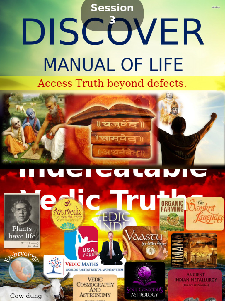 DYS 3 - Discover Manual of Life (DYS2021 Ver1.3) | PDF | Vedas | Indian ...