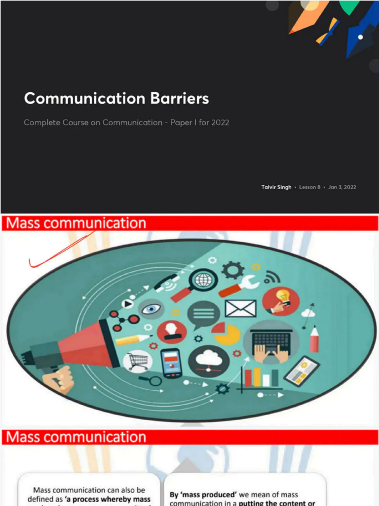 Communication Barriers No Anno | PDF