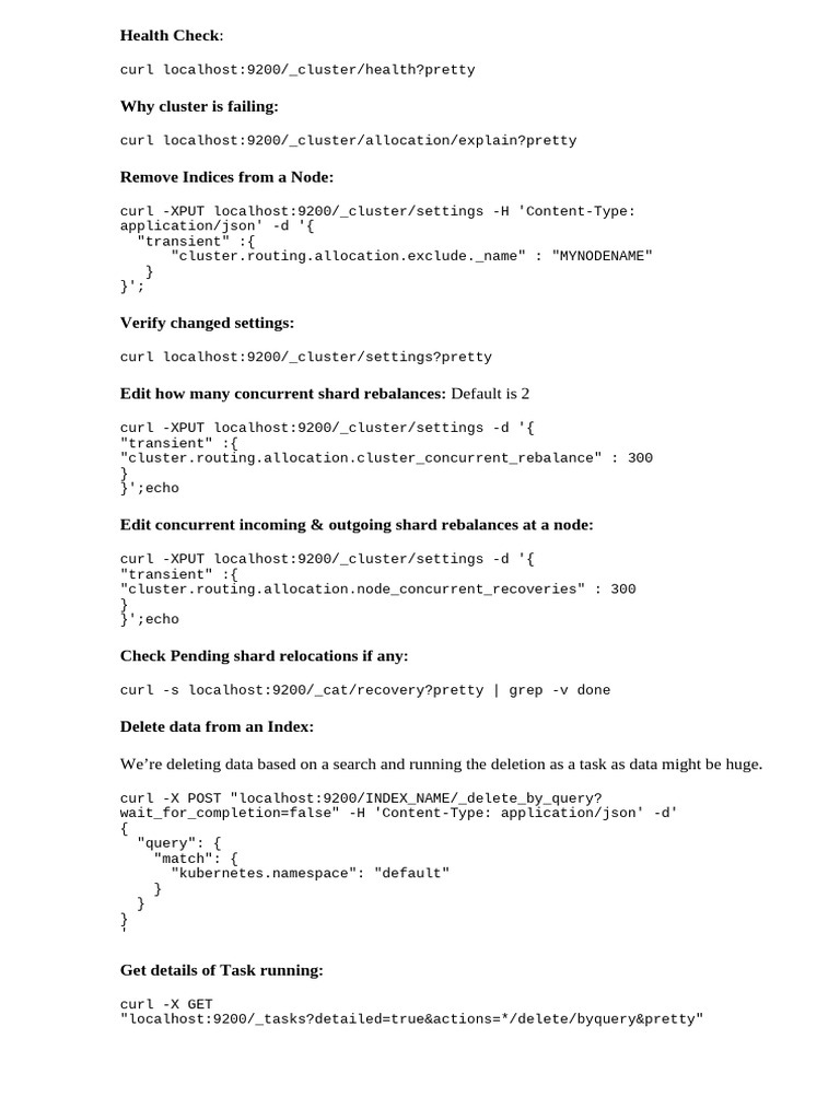Health Check Cheat-Sheet | PDF | Data Management | Information ...