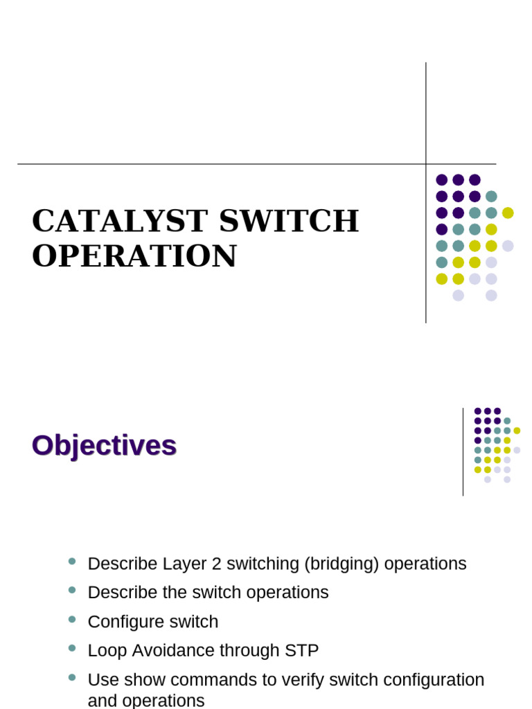 Catalyst Switch Operations | PDF | Network Switch | Telecommunications ...