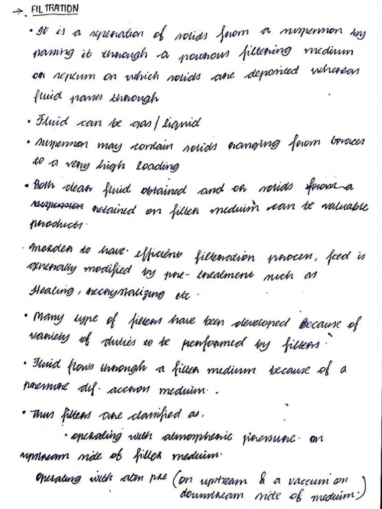 Filtration | PDF