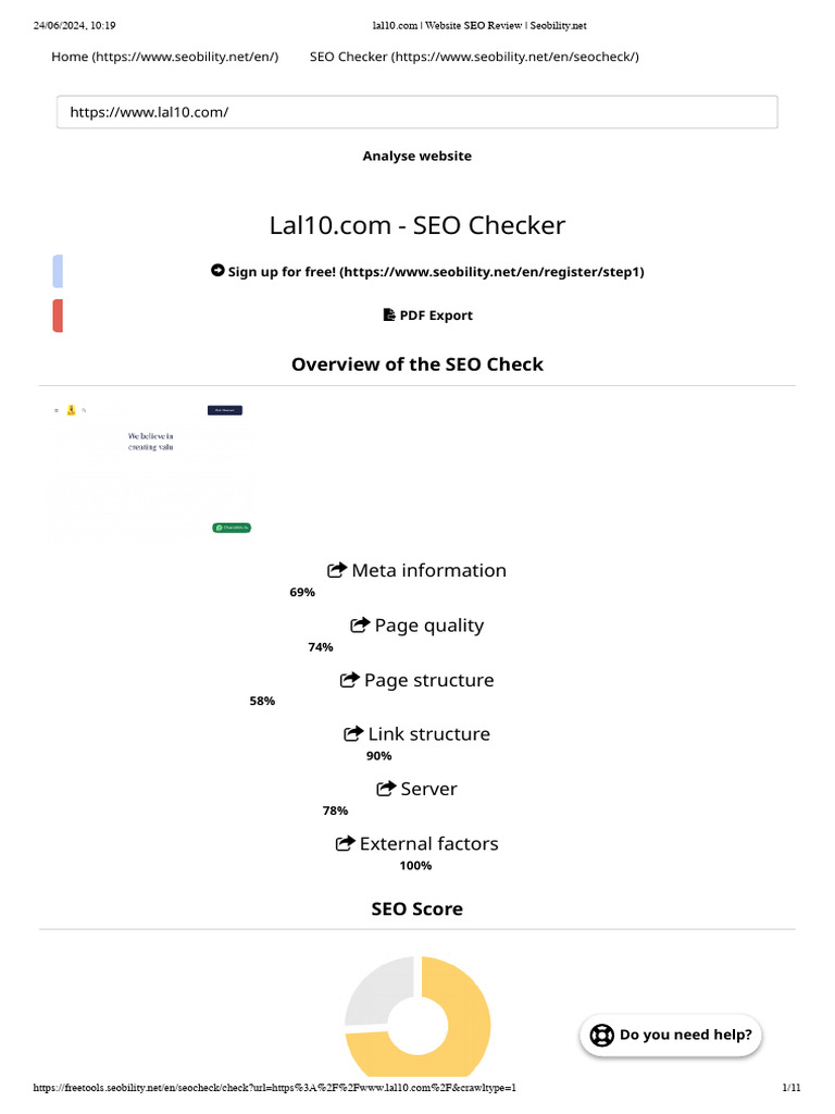 Website SEO Review | PDF | Search Engine Optimization | World Wide Web