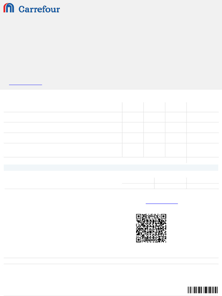 Carrefour Invoice Summary for Order 404010001085889 | PDF | Value Added ...