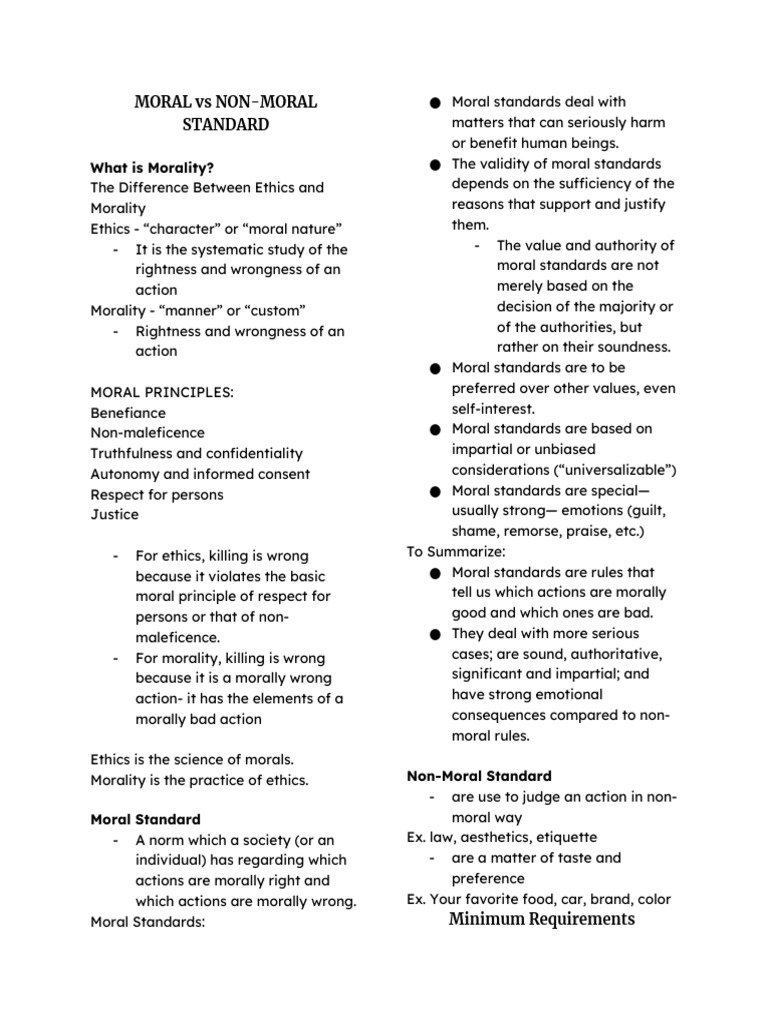 ETHICS-NOTES | PDF | Morality | Reason