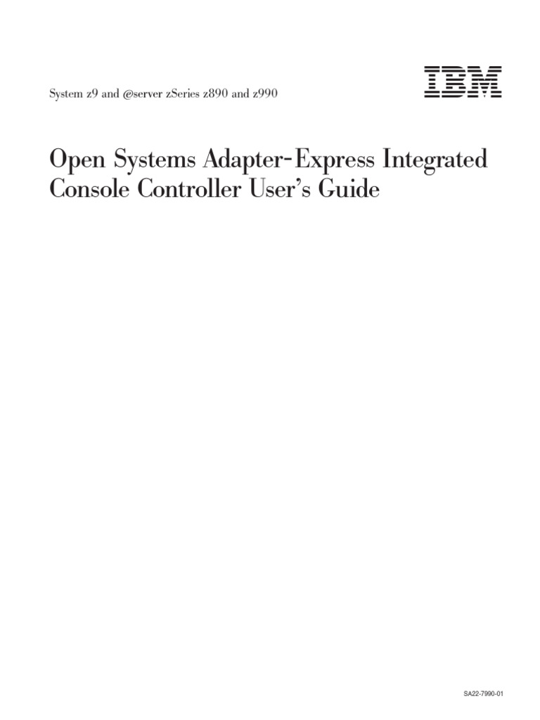 Open Systems Adapter-Express Integrated Z9 | PDF | Command Line Interface | Operating System