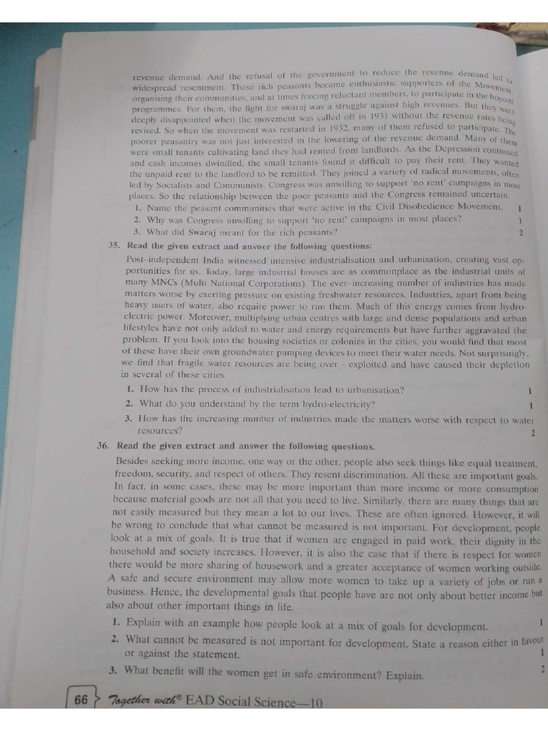 S.ST Sample Paper 2 | PDF