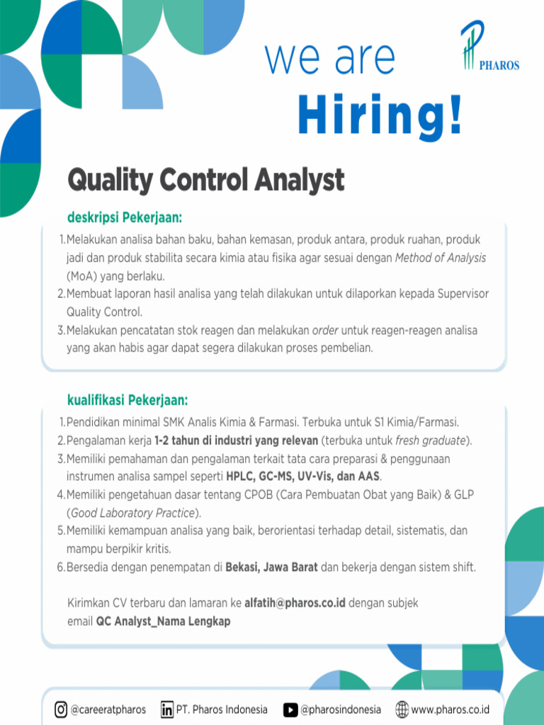 Quality Control Analyst | PDF