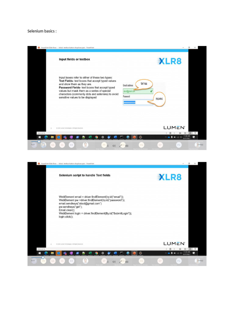Selenium basics | PDF