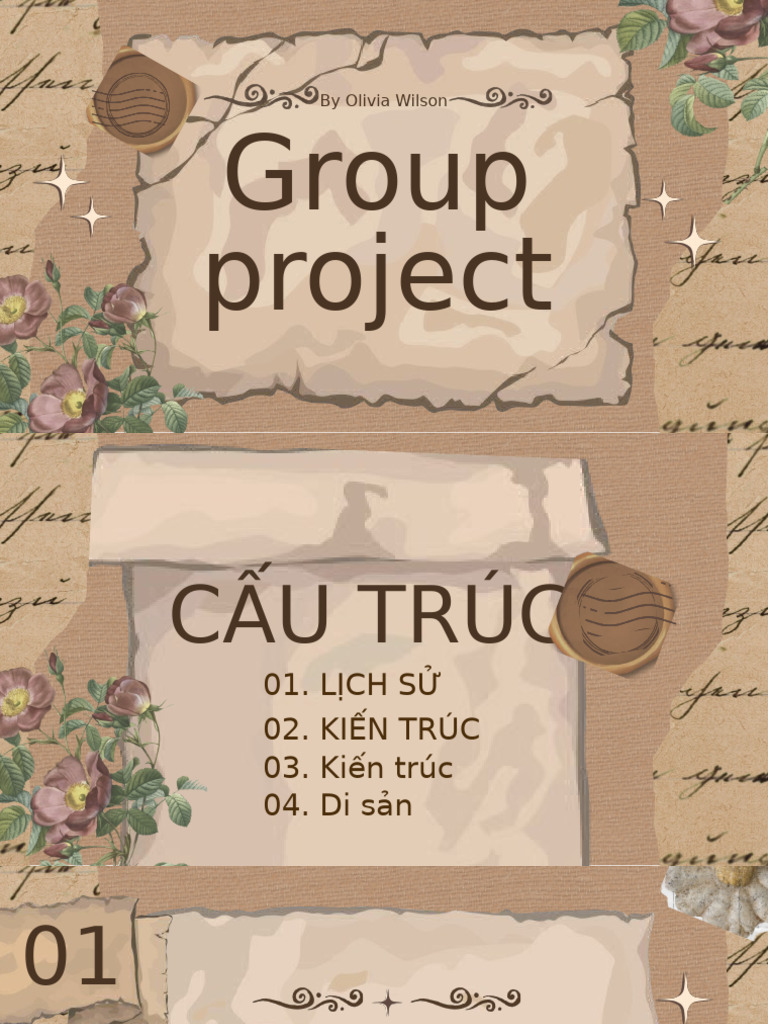 Beige and Brown Organic Vintage Group Project Presentation | PDF