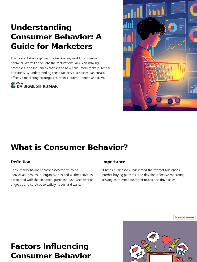 Understanding Consumer Behavior A Guide For Marketers | PDF | Consumer ...