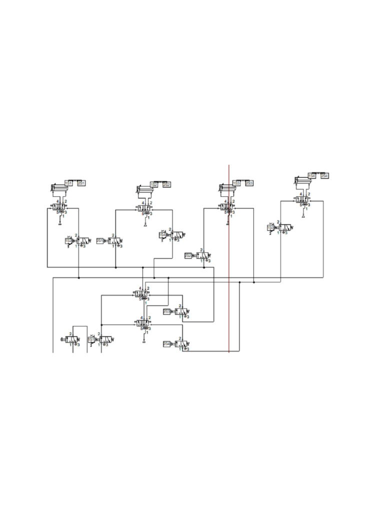 TUGAS UAS PNEUMATIK DAN HIDROLIK 4 SILINDER MOH AIDIL PUTRA | PDF