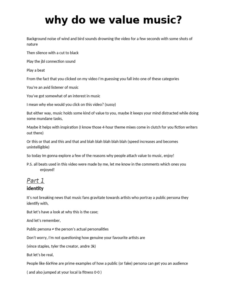The Meaning of Music | PDF