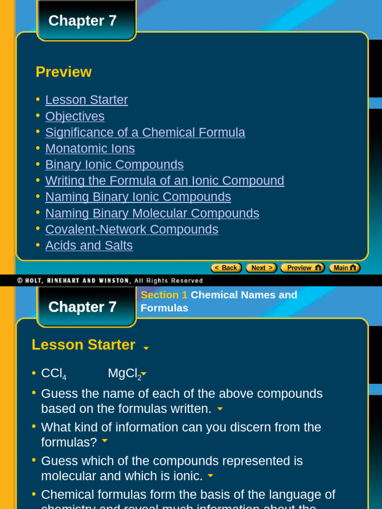 MC - ch07 Sec 2 New Updated | PDF | Mole (Unit) | Chemical Compounds