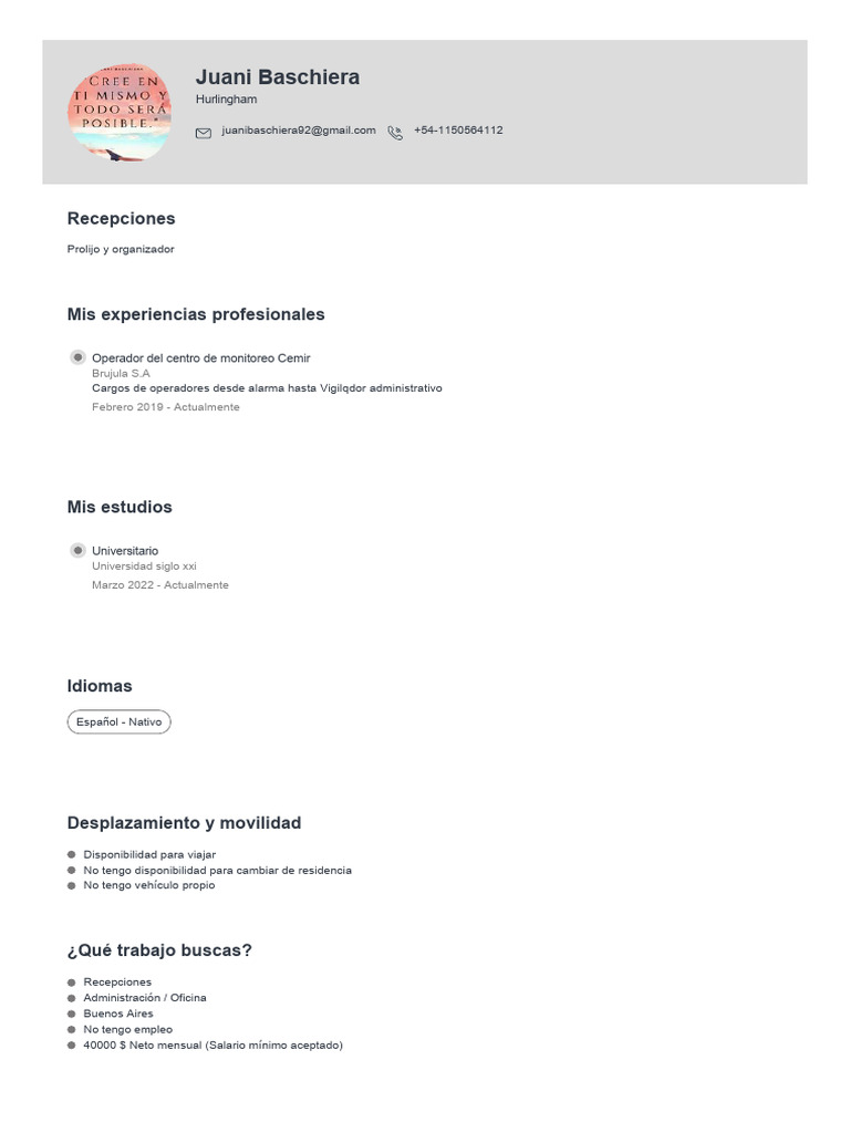 Juani Baschiera | PDF