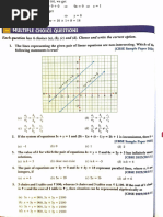 Pair of Linear Equations in Two Variables Class 10 Worksheet Maths ...