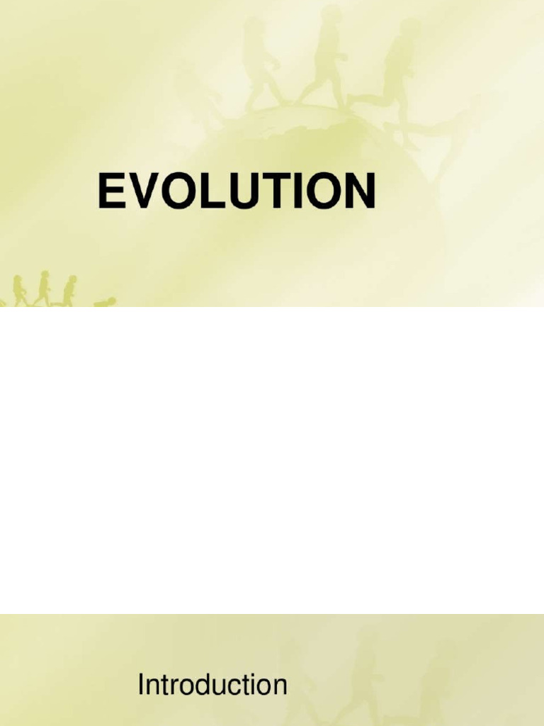 Chapter 7 Evolution | PDF