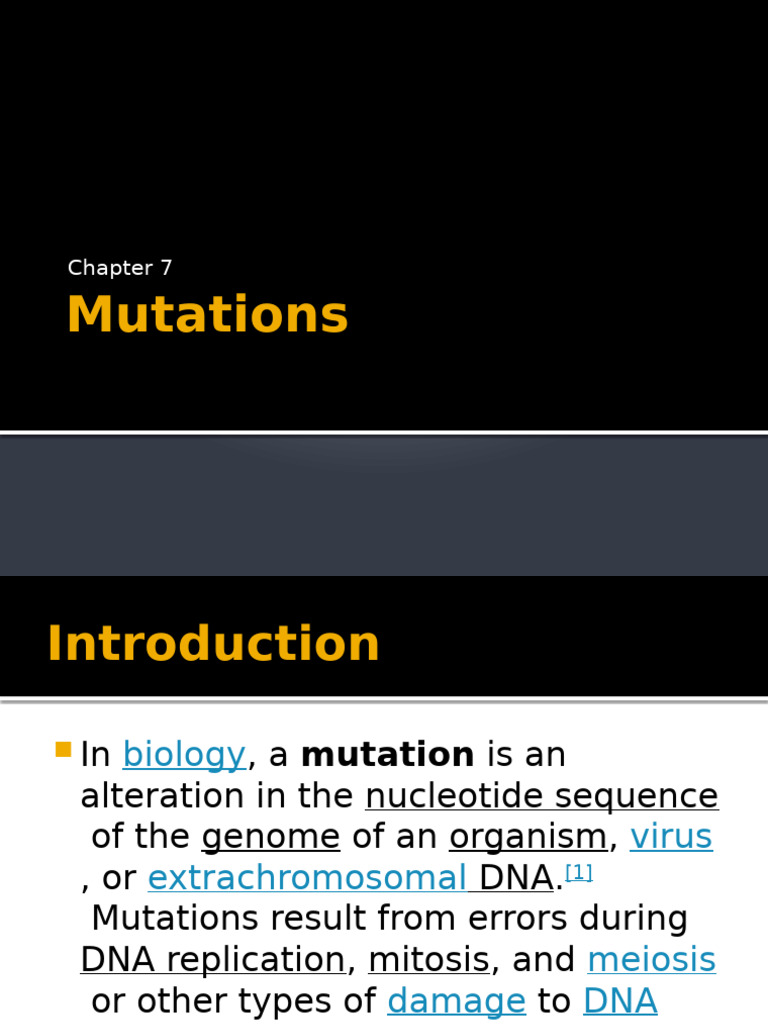 Mutations | PDF