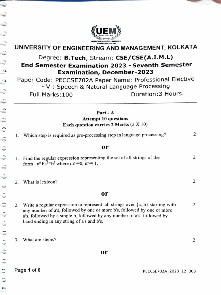 NLP, Cloud, Neural, Crypto End Sem2023 | PDF | Cryptography | Cloud Computing