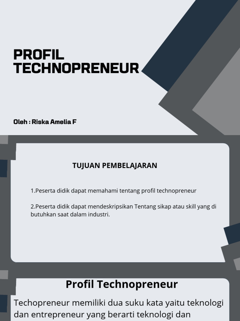 Materi Ajar (1) Profil Techno | PDF
