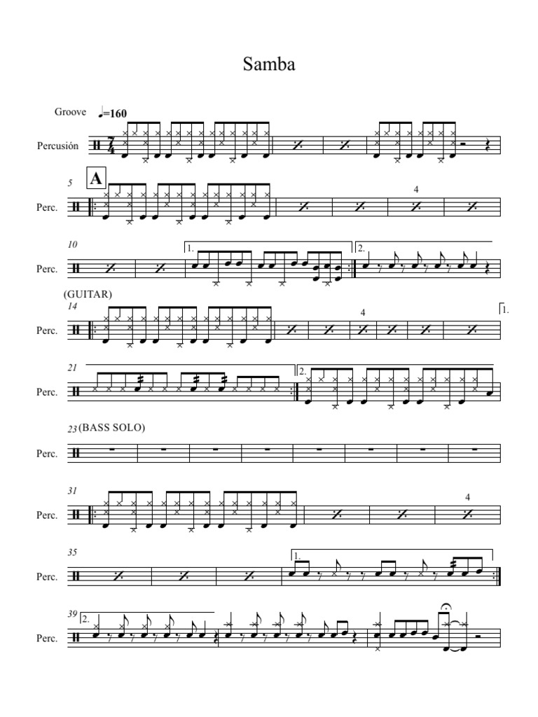 Samba - Partitura Completa | PDF
