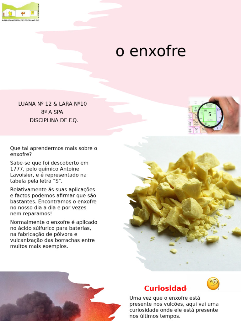 Enxofre Lara e Luana | PDF
