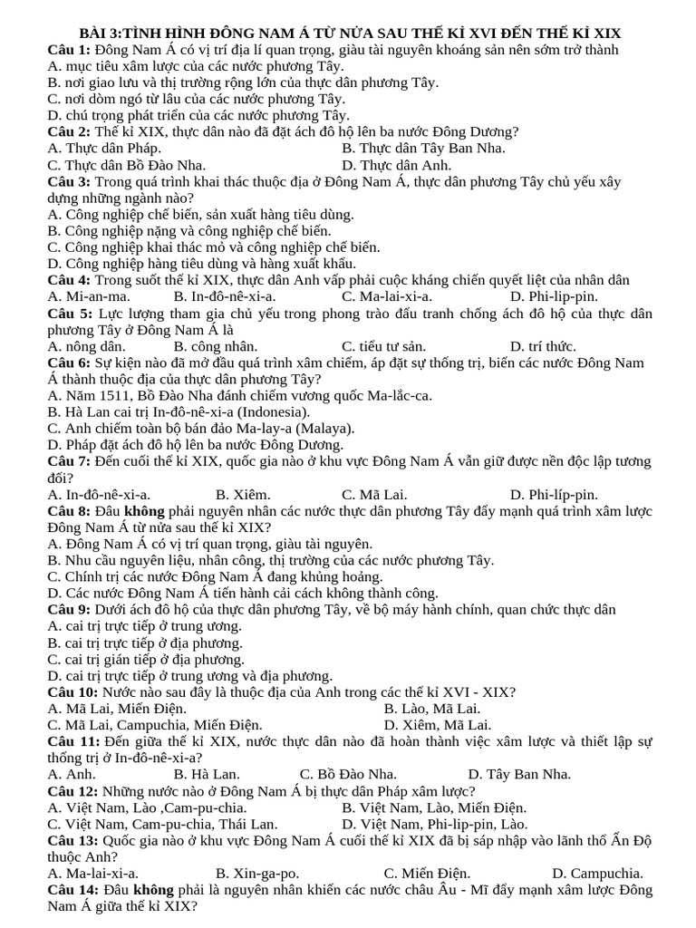 BÀI 3, 4 - LỚP 8 | PDF