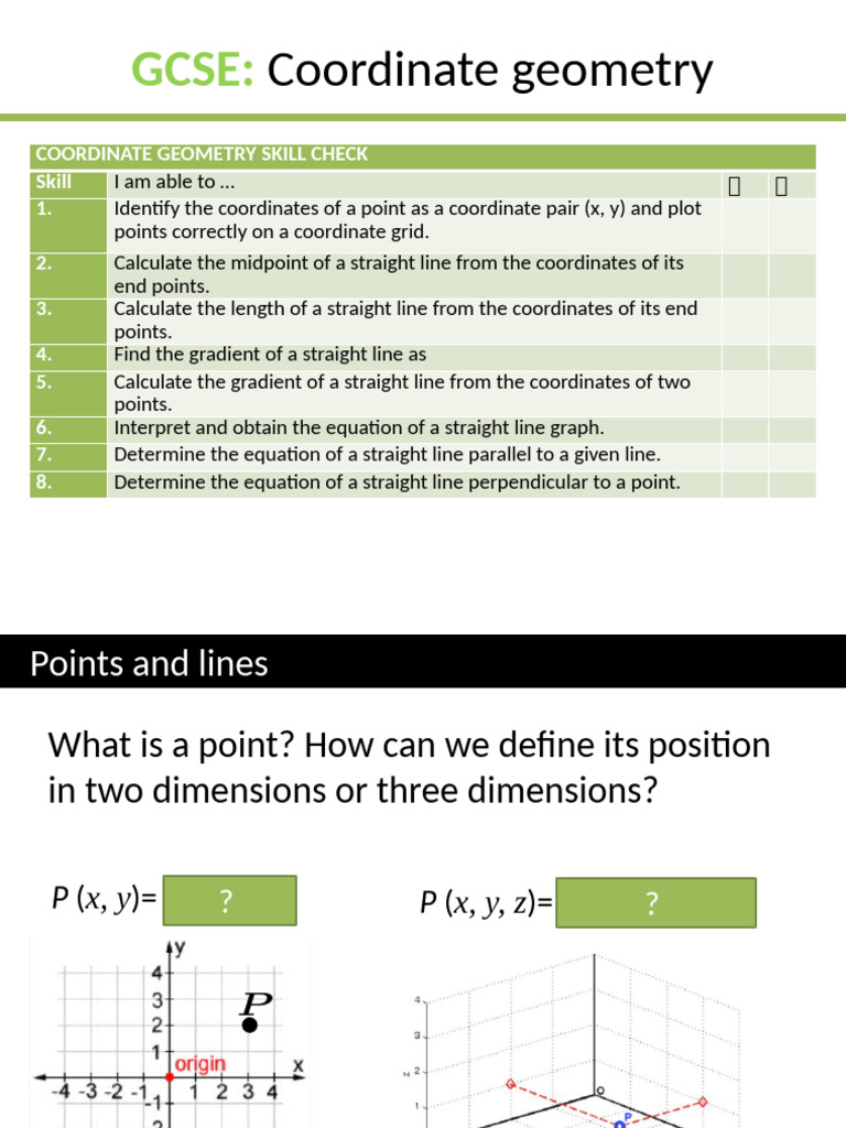 Coordinate Geometry Lessons C 2 | PDF | Line (Geometry) | Mathematical Objects