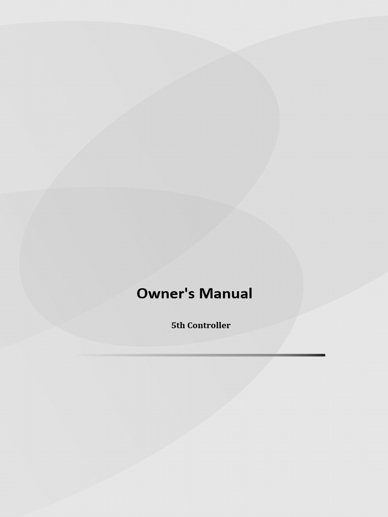 Manual of 5th Controller | PDF | Device Driver | Microsoft Windows