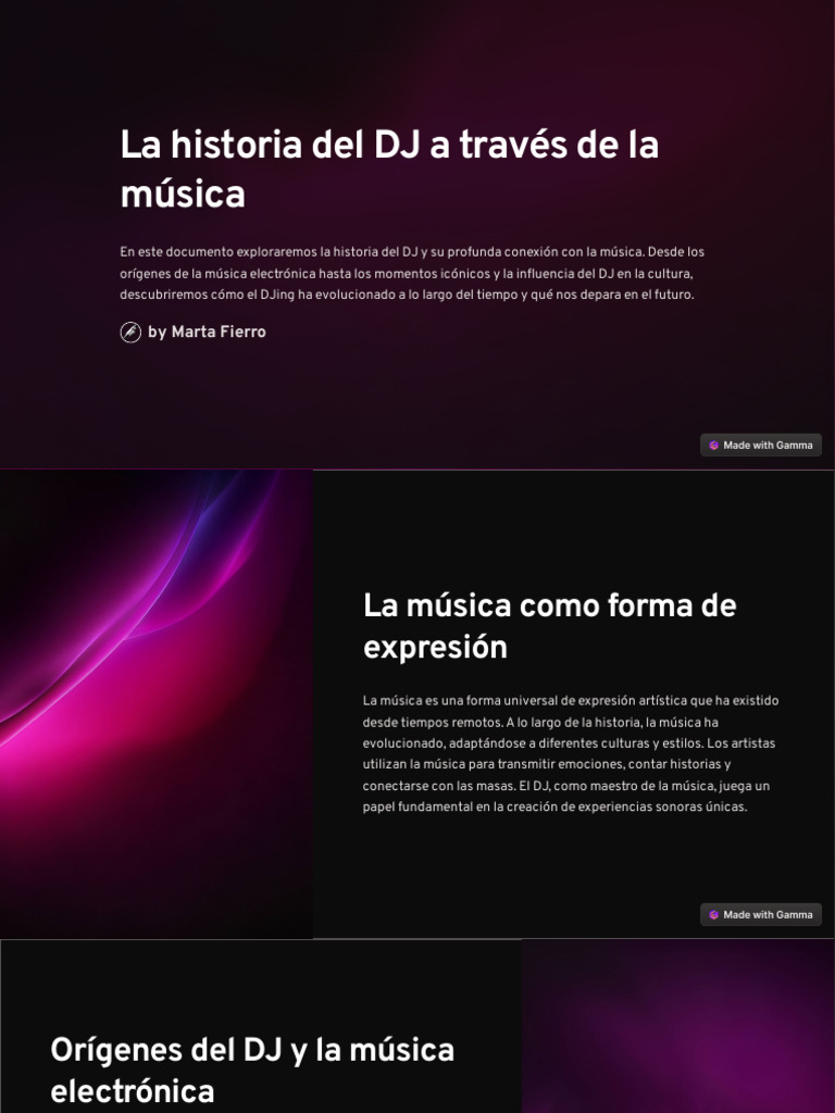 La Historia Del DJ A Traves de La Musica | PDF | Disc jockey | Música ...