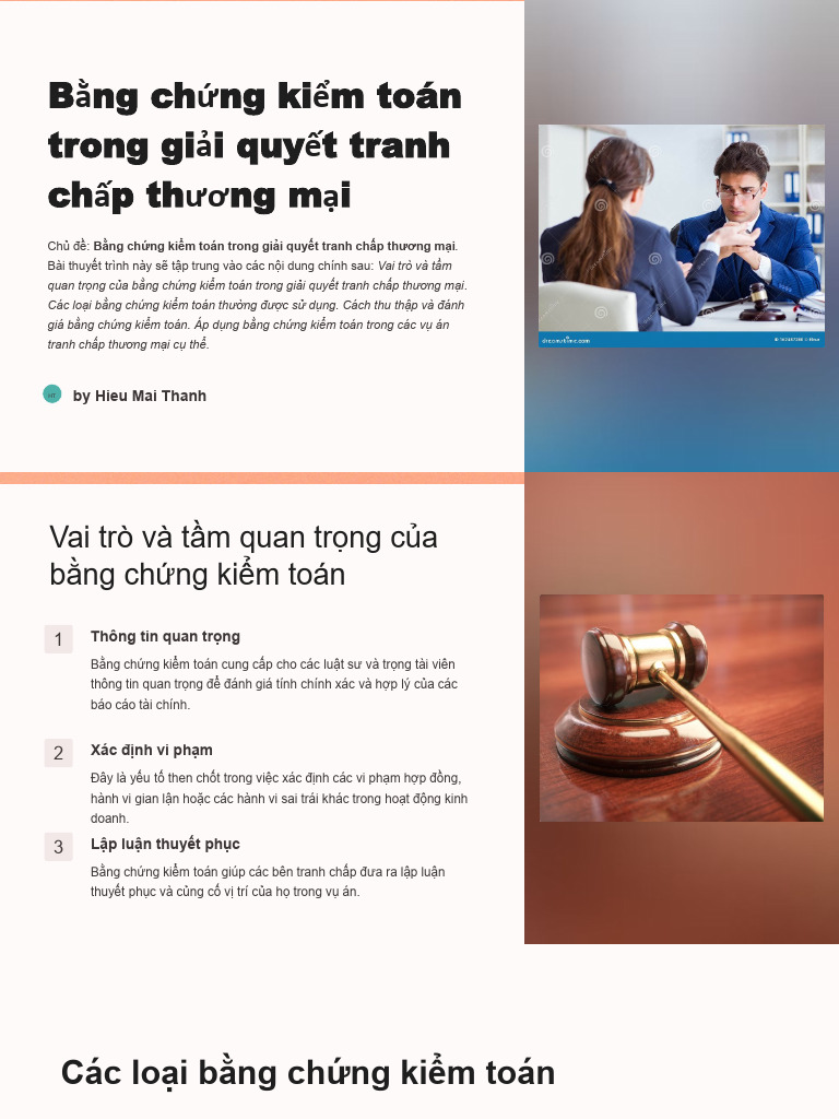BẰNG CHỨNG KIỂM TOÁN-BÀI GIẢNG 044 | PDF