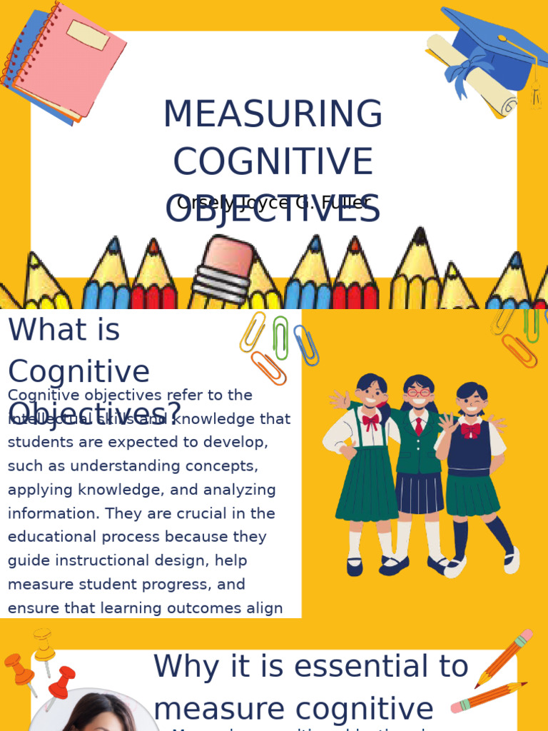 Measuring Cognitive Objectives | PDF | Educational Assessment | Cognition