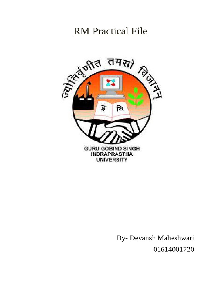 RM Prac File | PDF