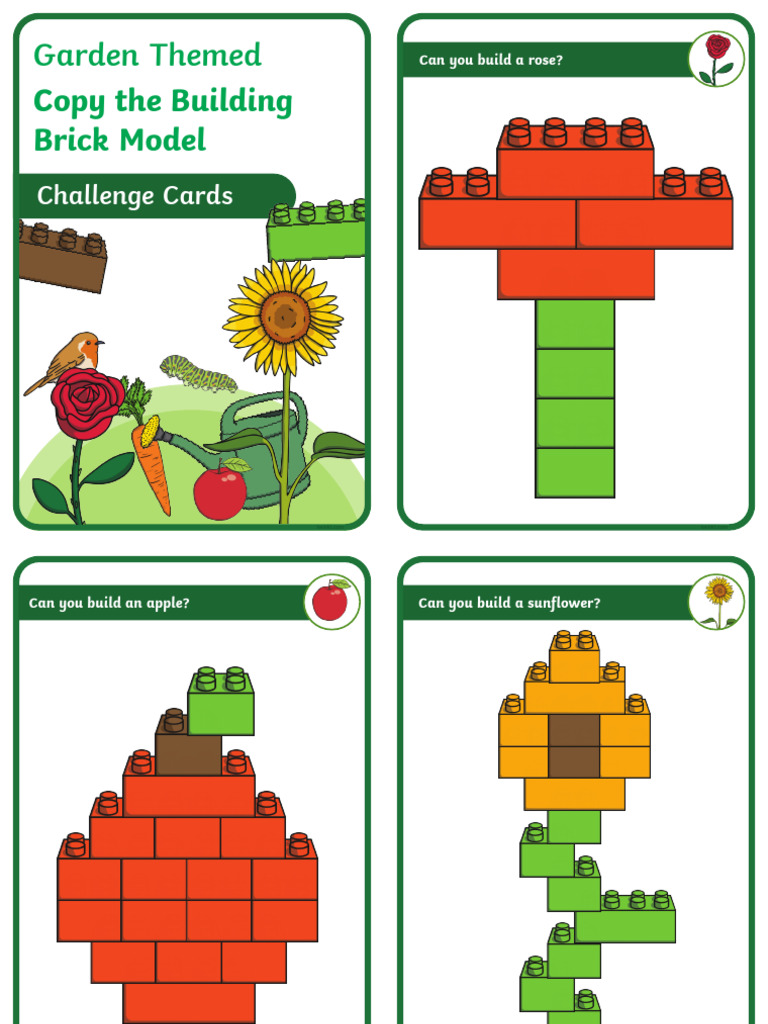 T TP 2650297 Garden Themed Copy The Building Brick Model Challenge ...