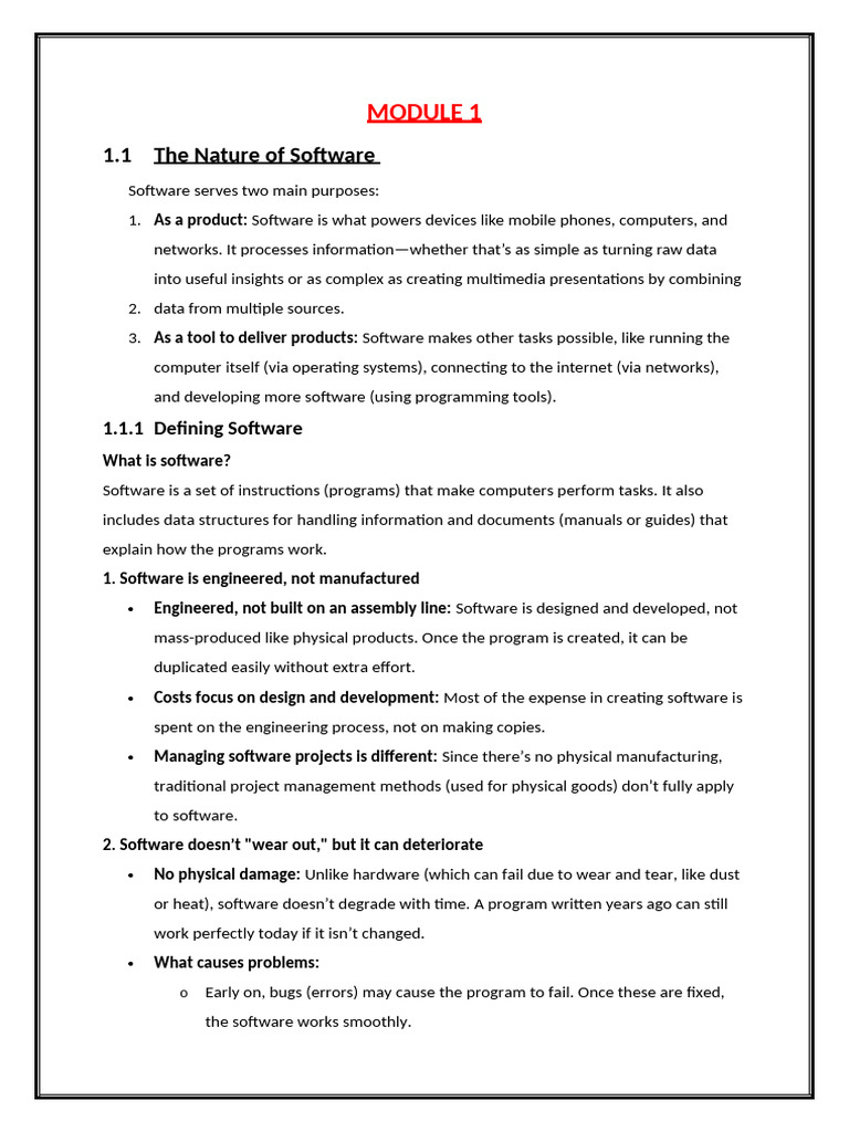 MODULE 1 | PDF | Software Prototyping | Software