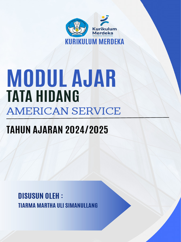 Modul Ajar Tata Hidang - Tiarma Marha Uli Simanullang | PDF