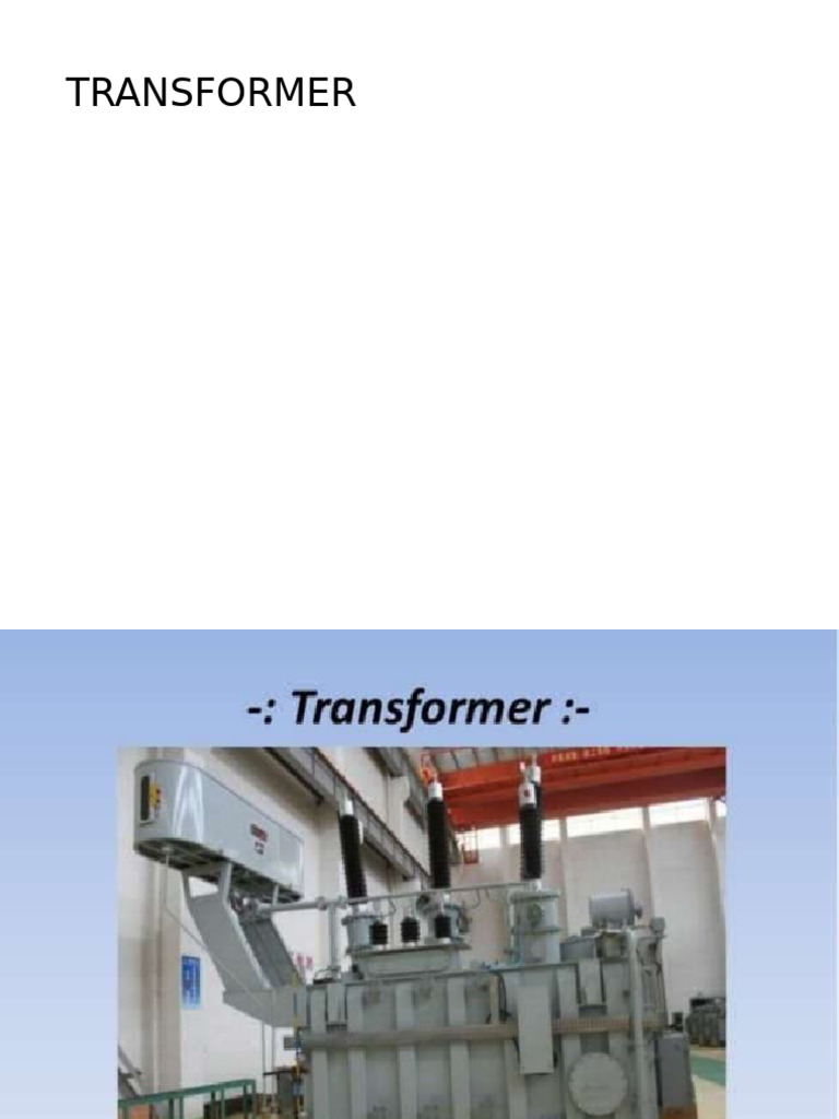 Single Phase Transformer | PDF