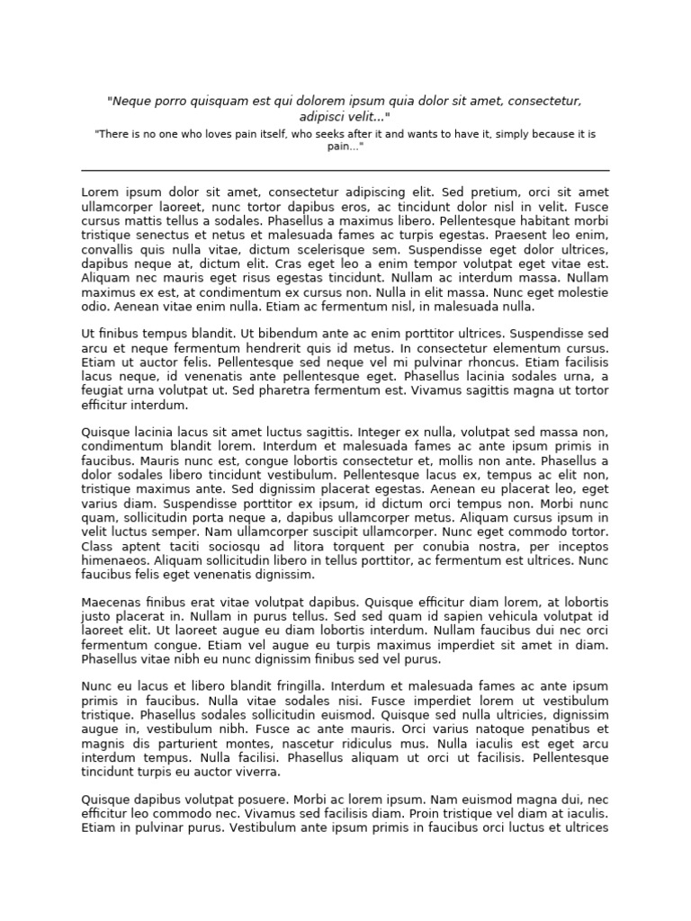 Neque Porro Quisquam Est | PDF