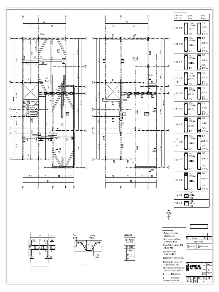 Mr.yuvaraj GF Roof Beam Layout & Details - 26.03.2018-Model | PDF