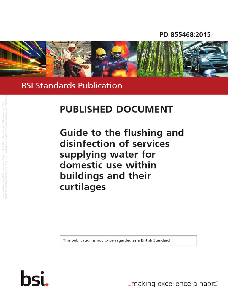 PD 855468-2015 Guide To The Flushing and Disinfection of Services ...