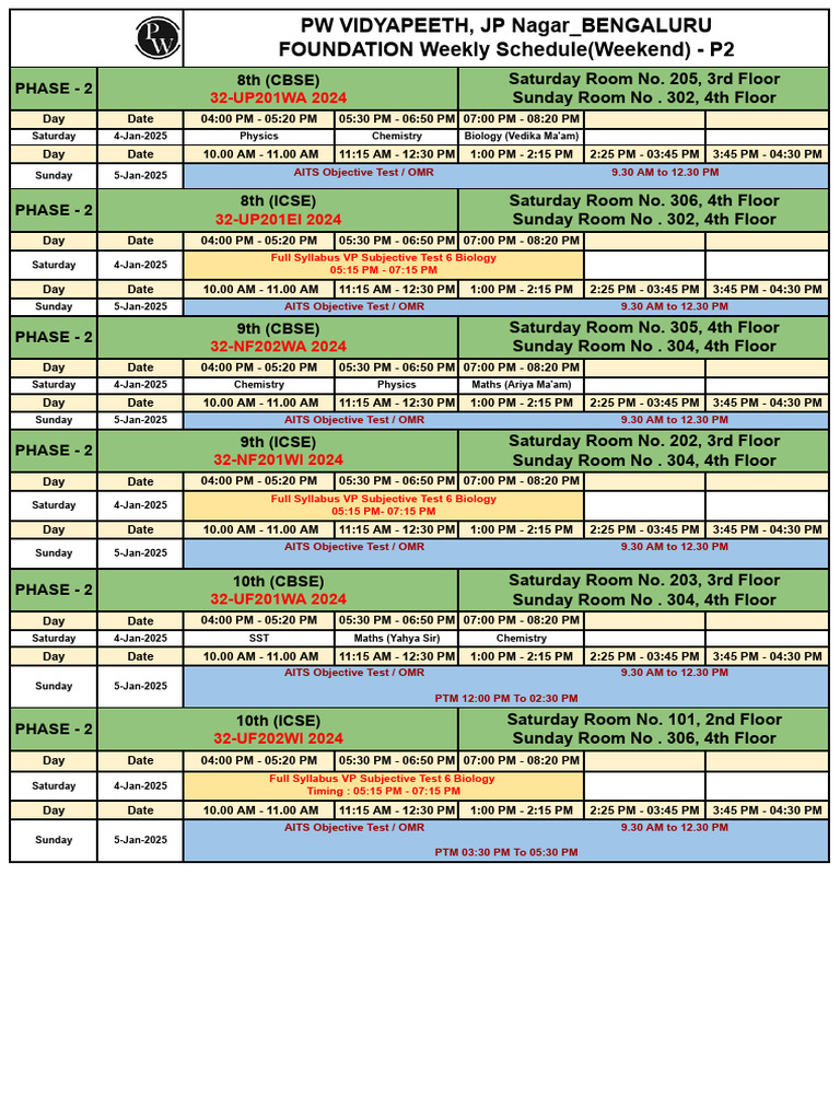 Foundation Weekend Date 4-12-24 | PDF | Secondary Education | Student ...