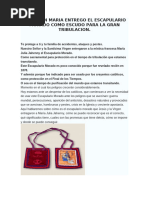 Escapulario Marie-Julie Jahenny | PDF