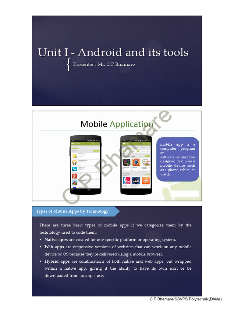 Android Tools and Architecture Guide | PDF | Android (Operating System ...