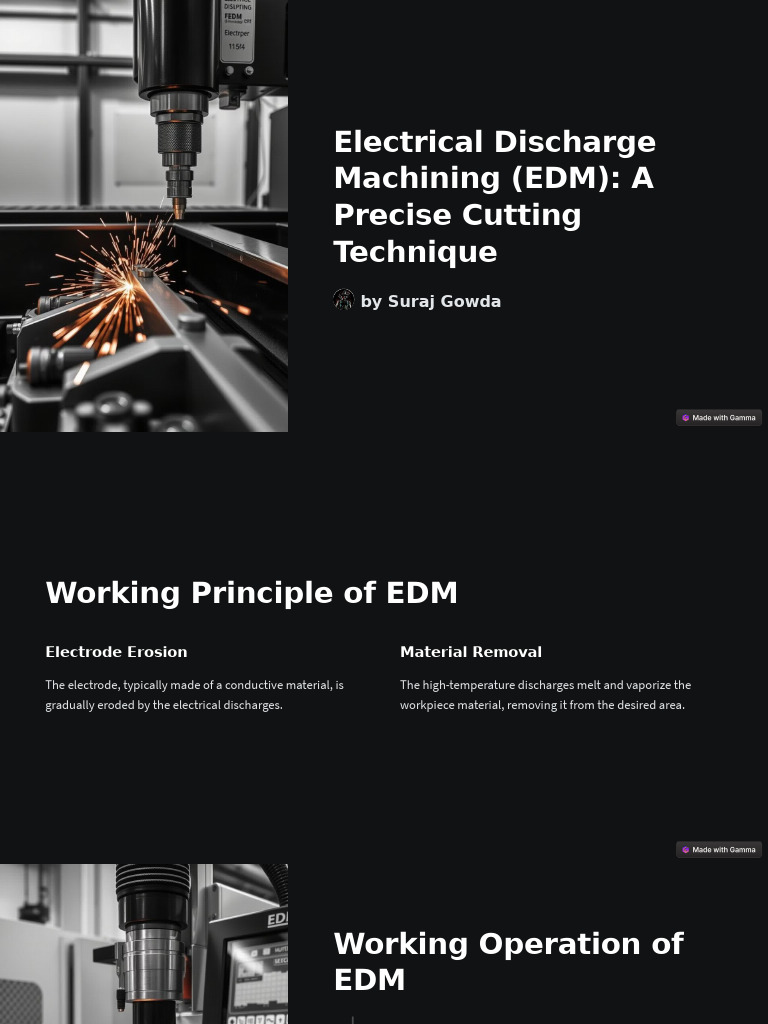 Electrical Discharge Machining Explained | PDF | Secondary Sector Of ...