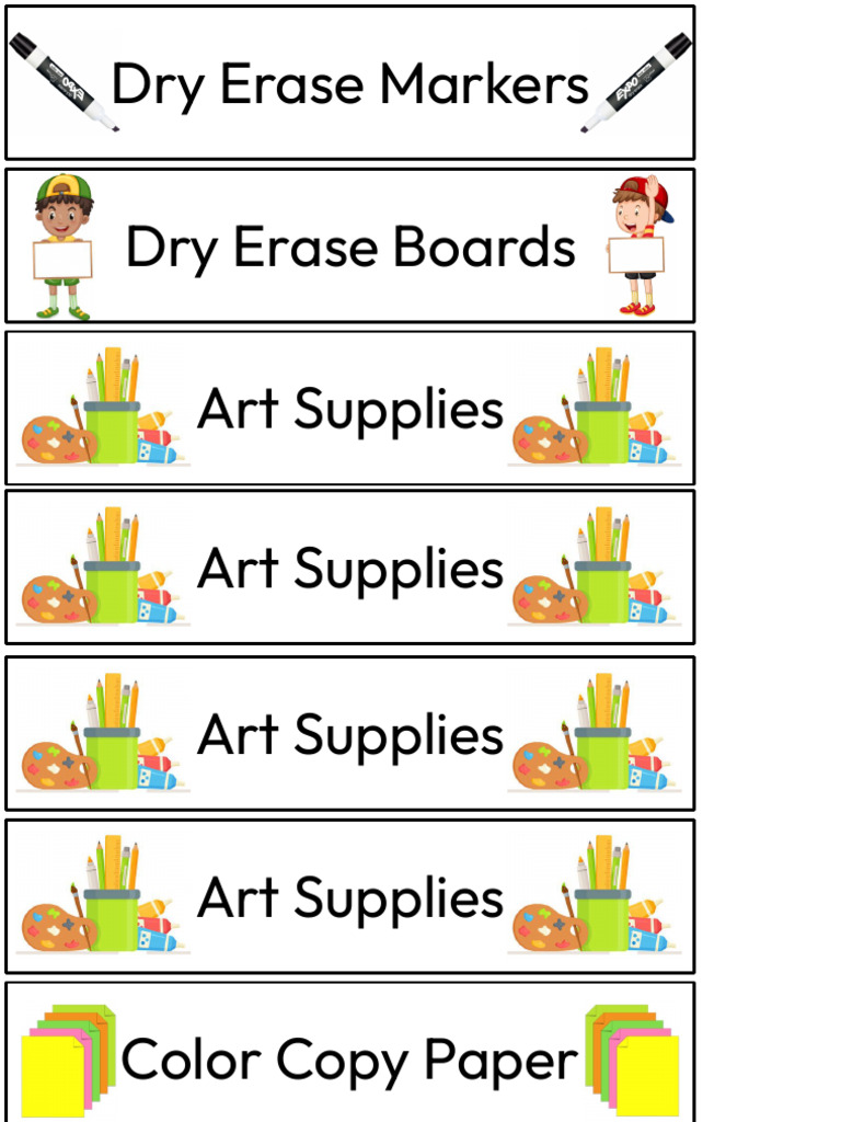 Essential Art Supplies Guide | PDF