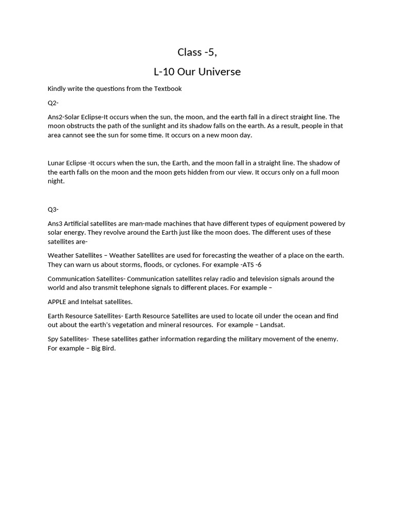 Understanding Solar and Lunar Eclipses | PDF