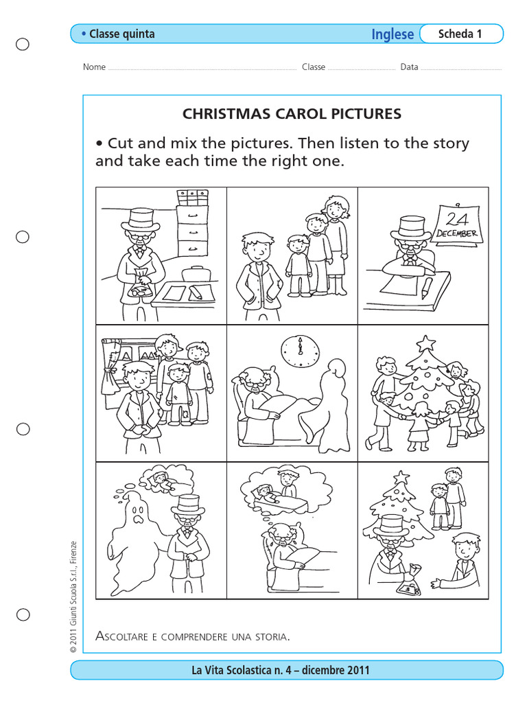 A Christmas Carol Activity Worksheets | PDF | Ebenezer Scrooge ...