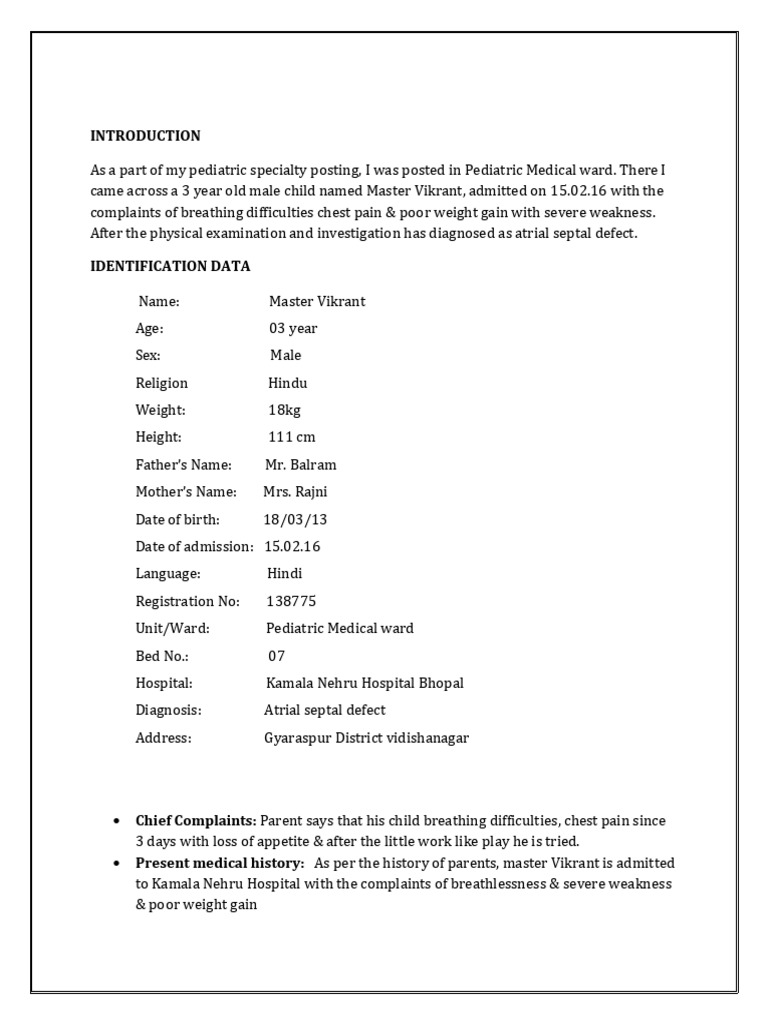 case study (surgical ward) (1) | PDF | Congenital Heart Defect | Vocabulary