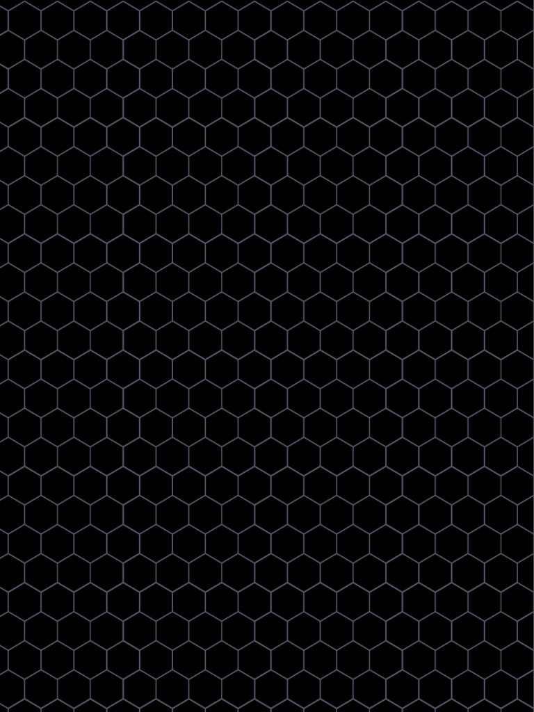 Hexagonal Grid Paper (Black) | PDF
